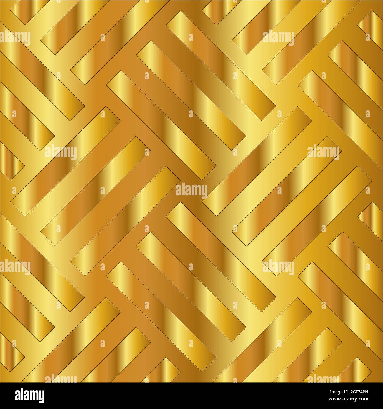 Geometric vector pattern with yellow and white gradient. gold ornament ...