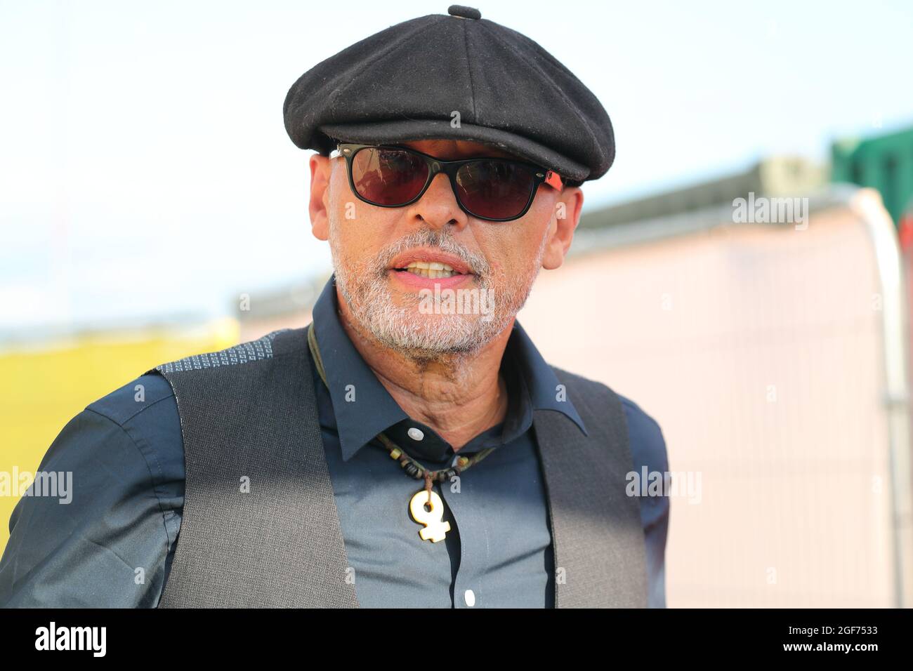 Garry Christian of The Christians performed live on stage at the Rewind ...