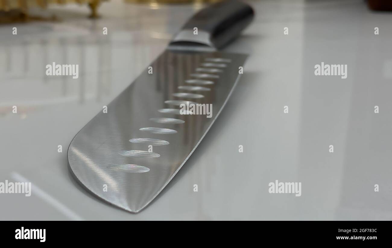 Silver kitchen knife hi-res stock photography and images - Alamy