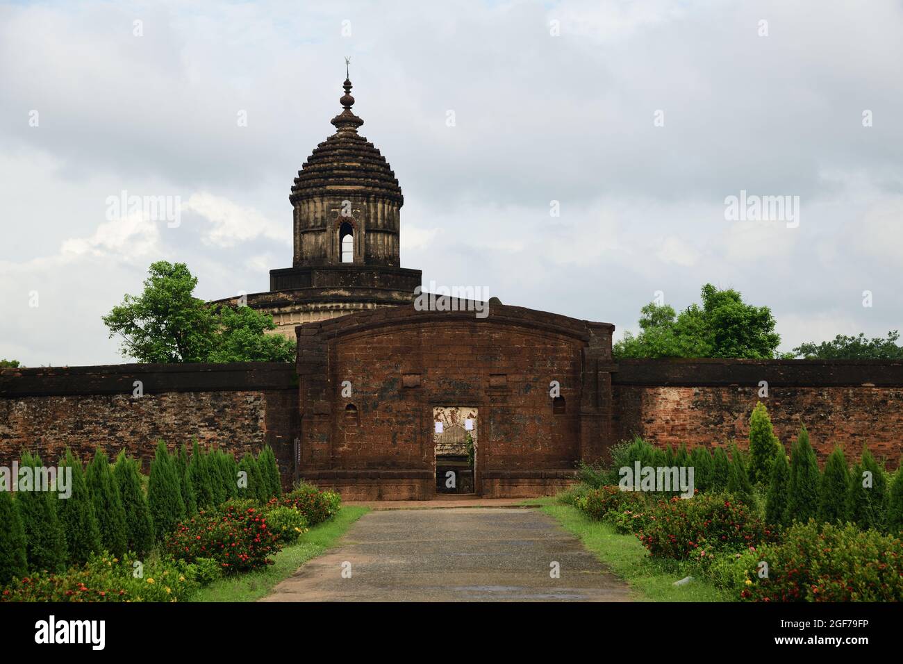 Gateway of Lalji Temple complex built by Bir Singha II of Malla Dynasty ...