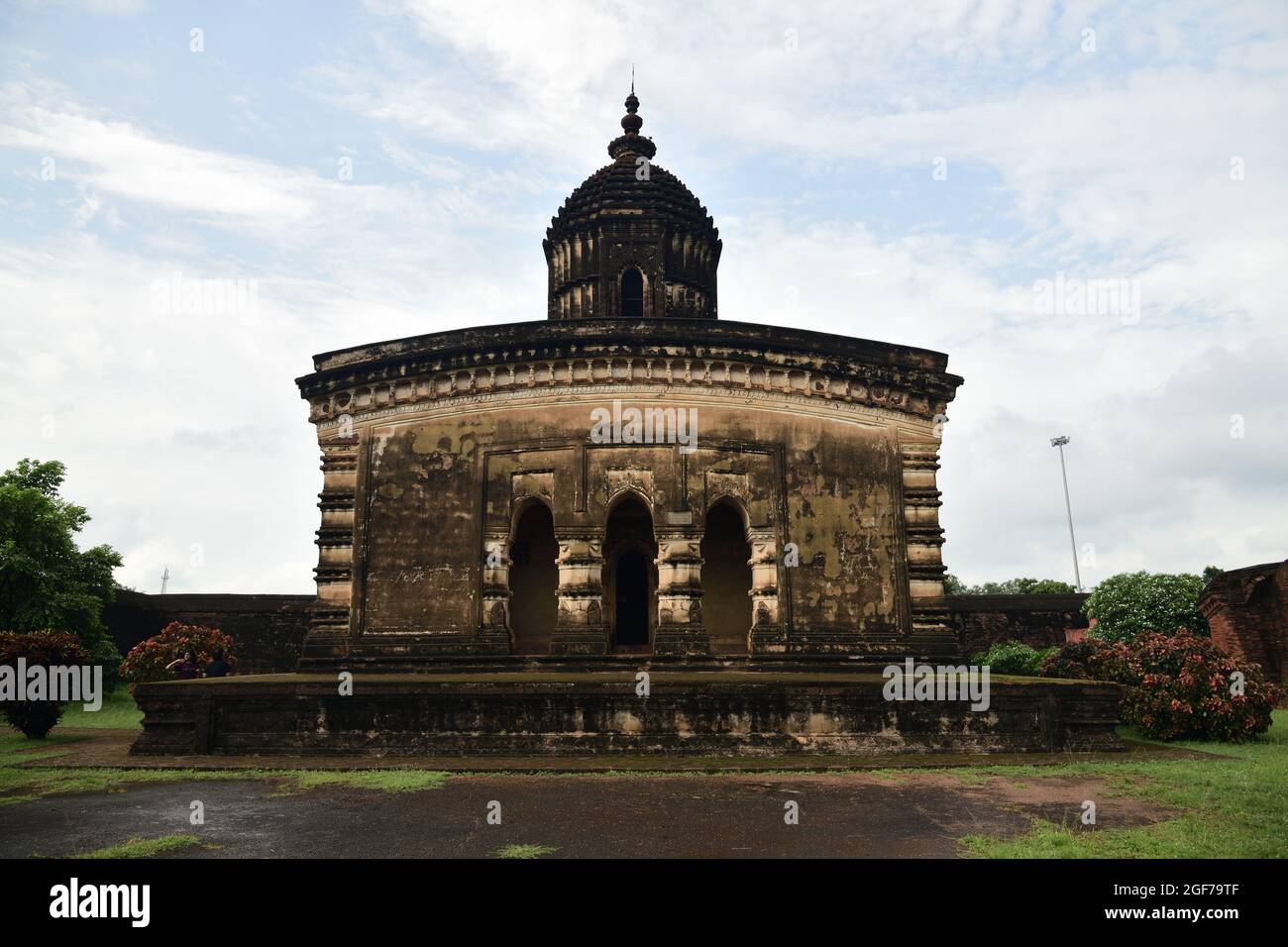 Southern facade of Lalji Temple built by Bir Singha II of Malla Dynasty ...