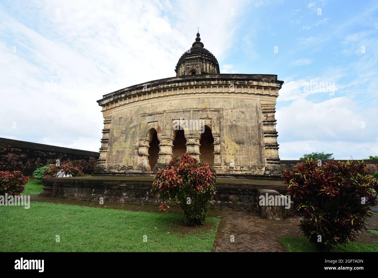 Northern facade of Lalji Temple built by Bir Singha II of Malla Dynasty ...