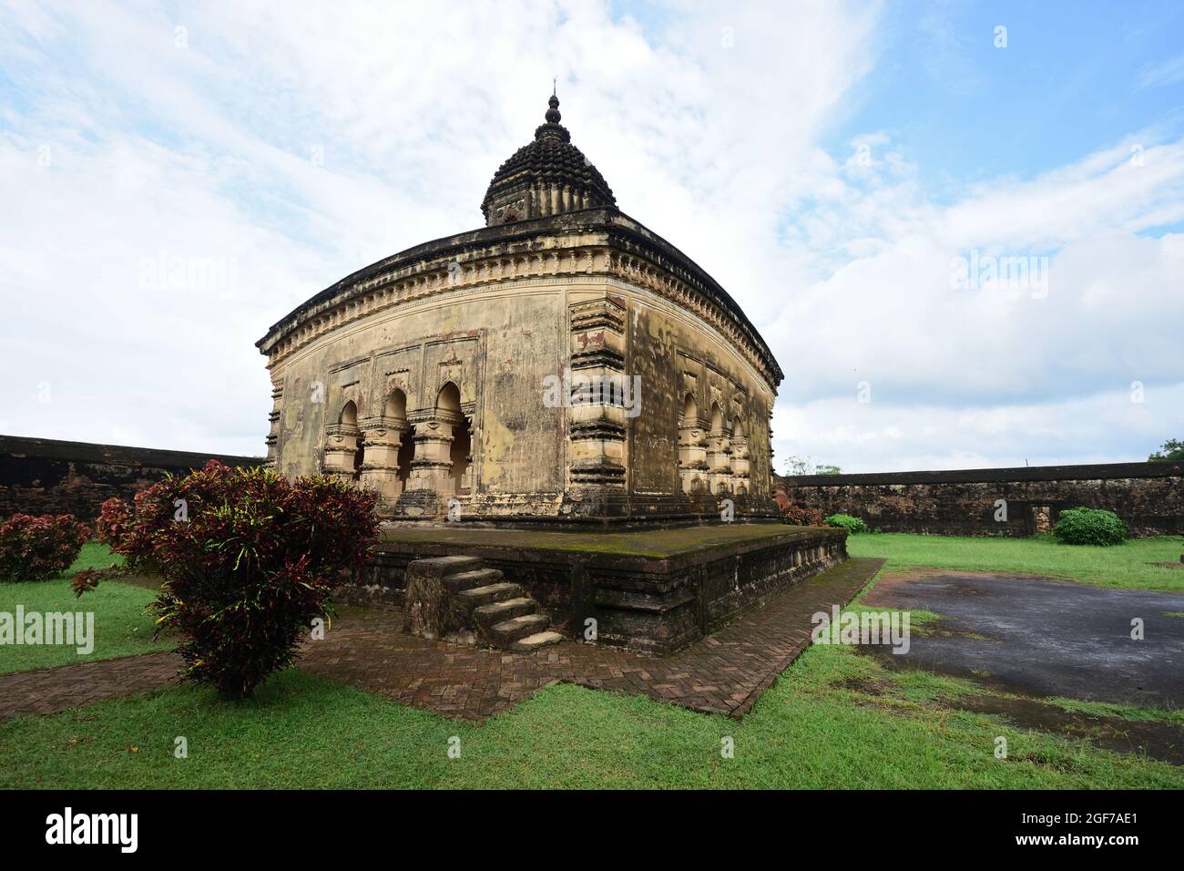 Lalji Temple (south-western view) built by Bir Singha II of Malla ...