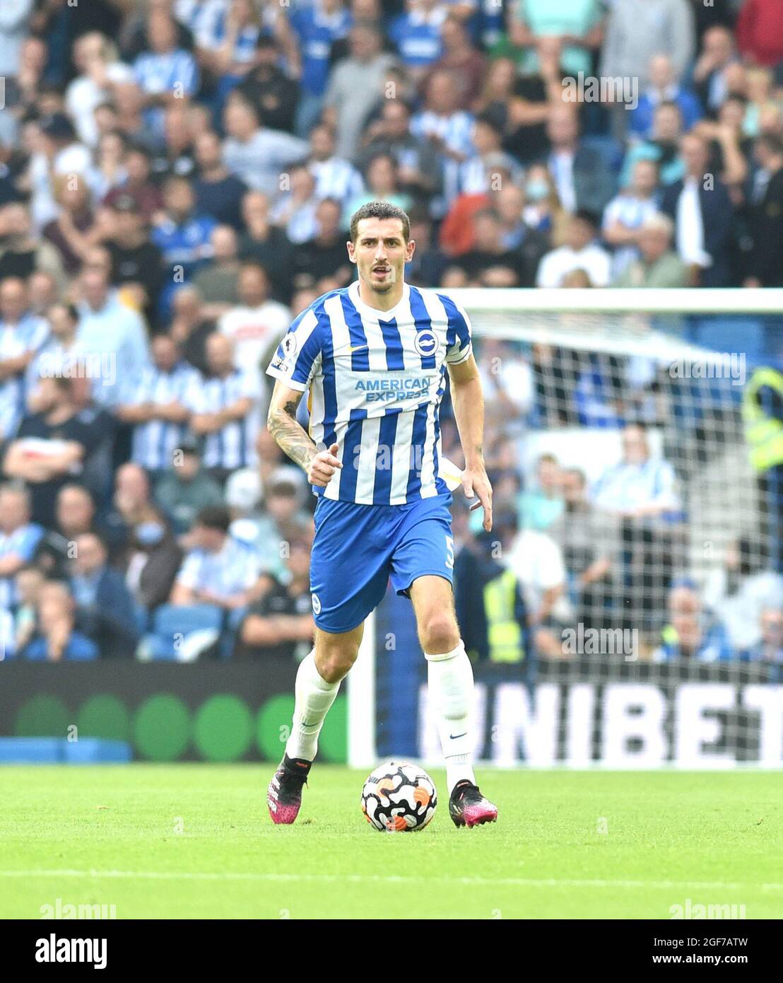 Lewis Dunk of Brighton during the Premier League match between Brighton ...