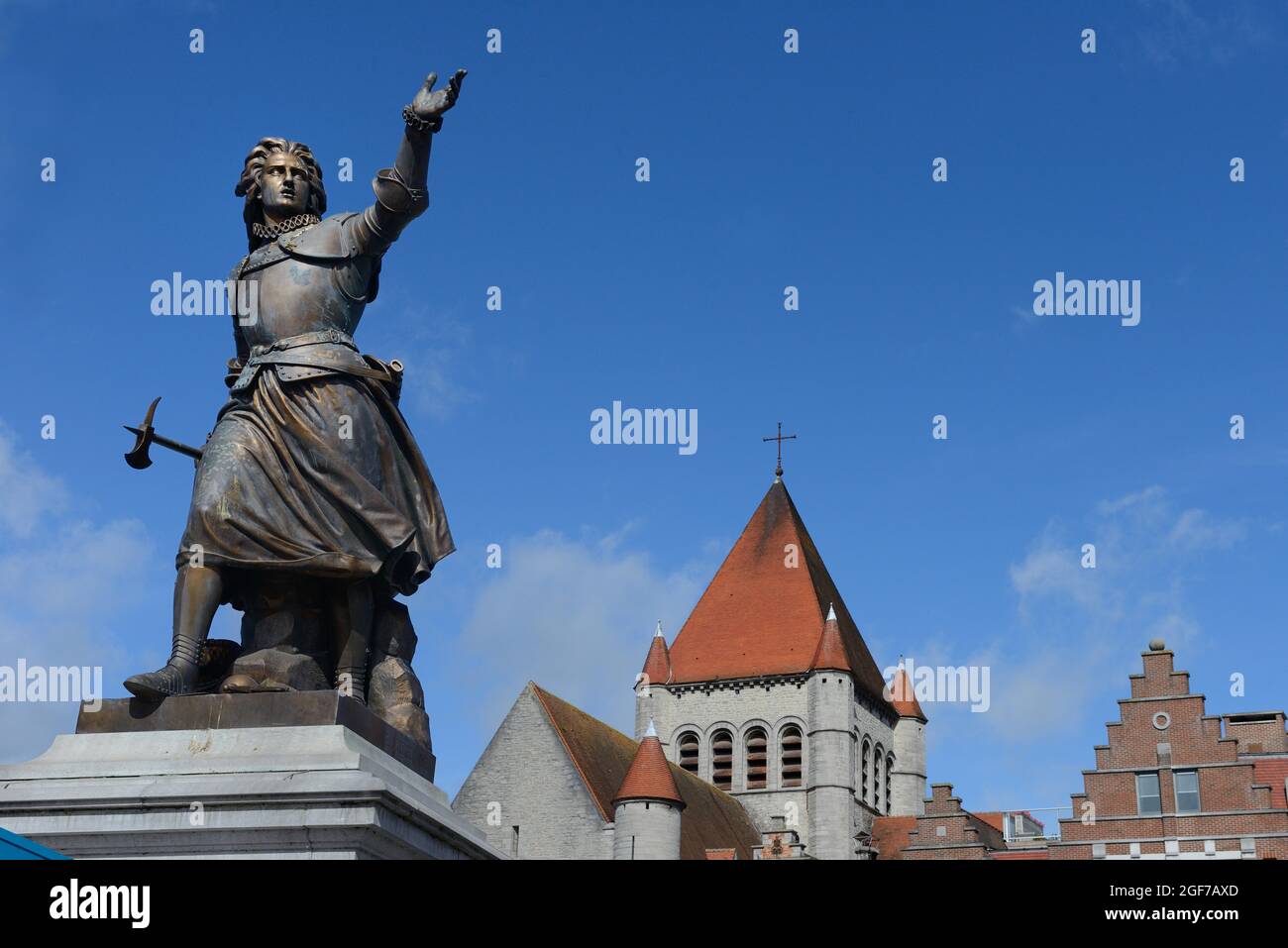 Monument to Christine de Lalaing Princesse d' Espinoy and Saint-Quentin ...