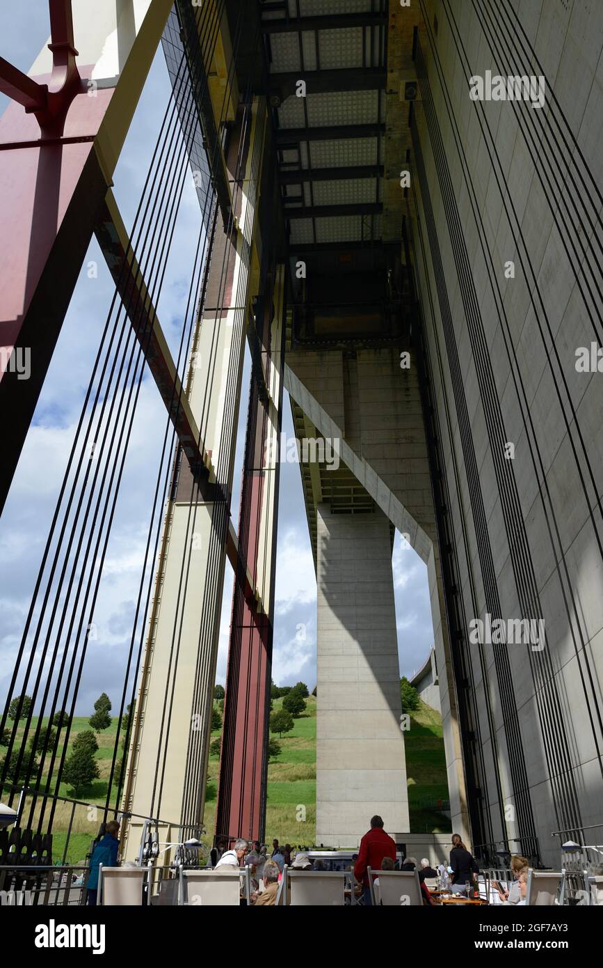 Strepy-Thieu ship lift, the world's second largest ship lift, Canal du ...