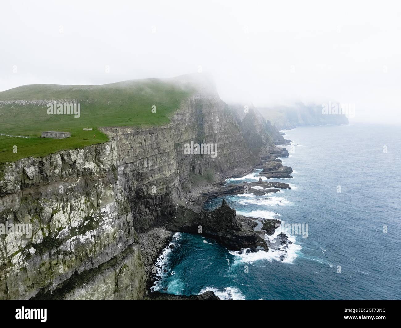 Beinisforo Cliff, Sandvik, Suduroy, Faroe Islands Stock Photo - Alamy