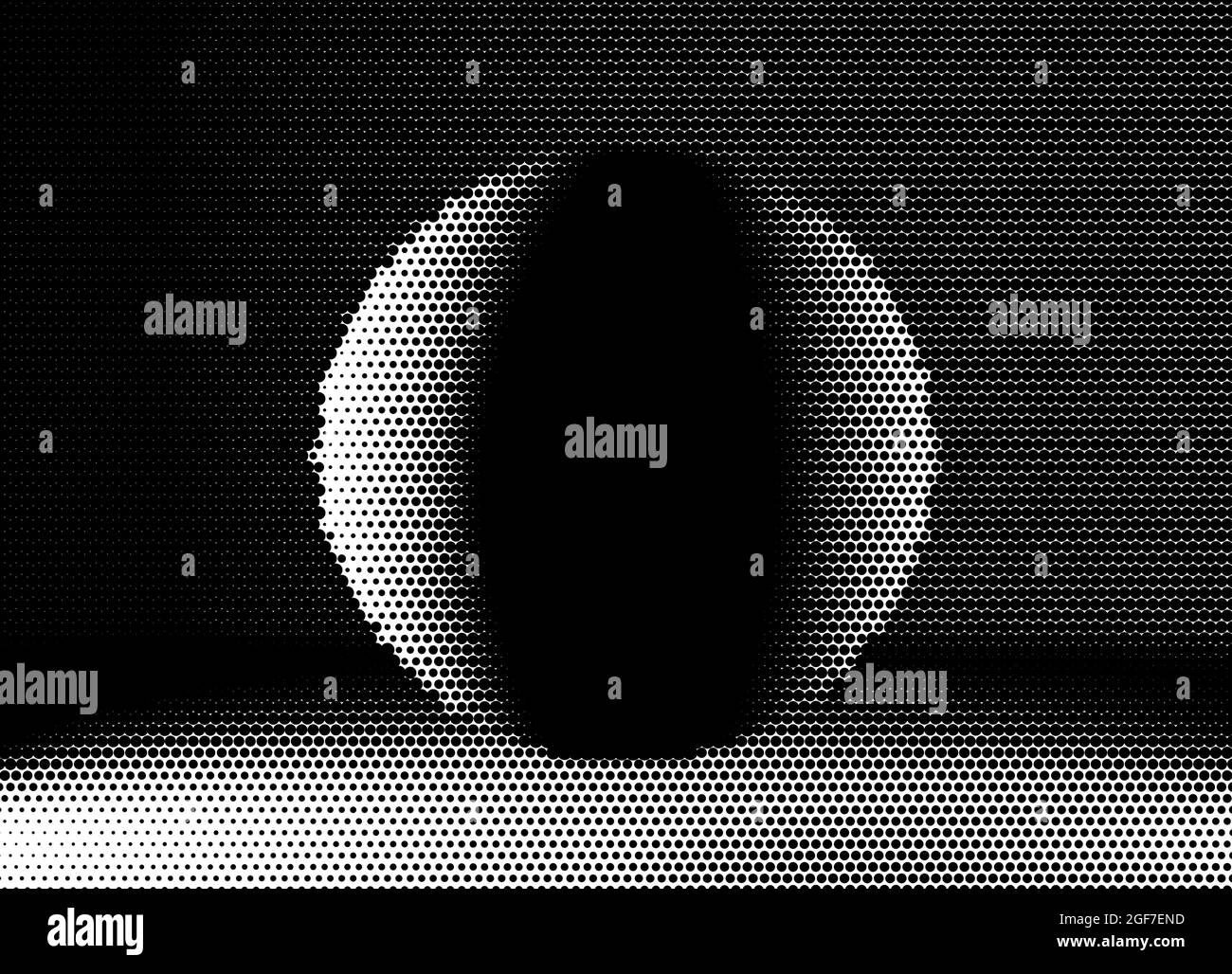 Sphere halftone vector illustration. EPS 10 Stock Vector Image & Art ...