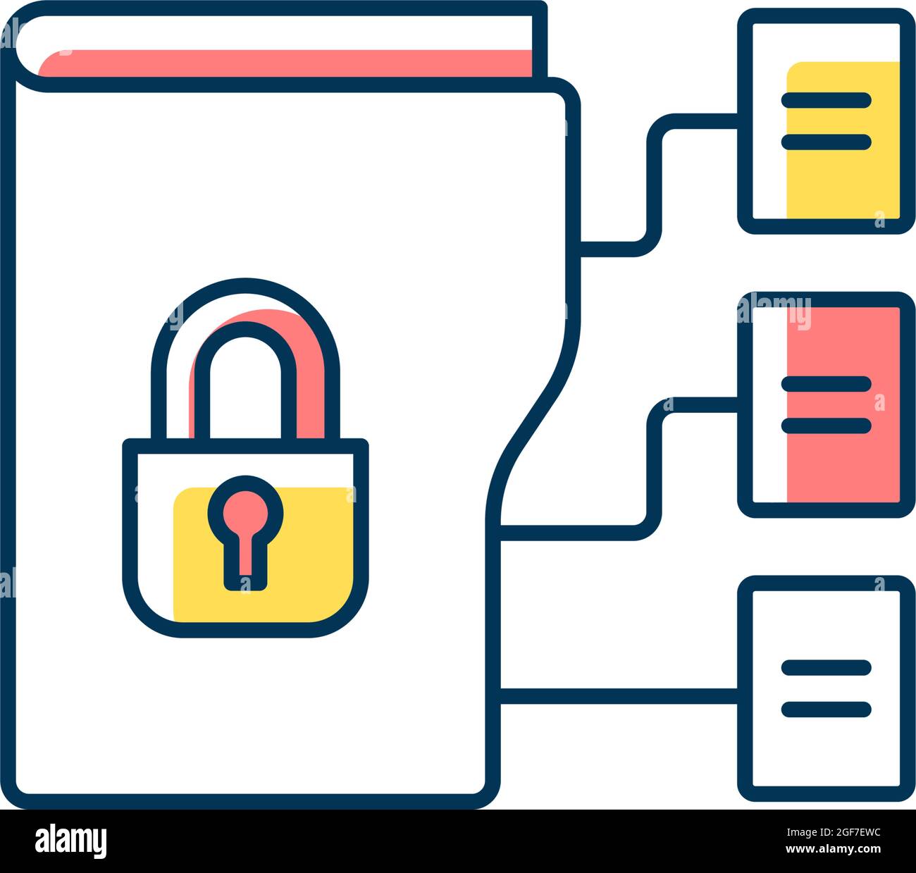 Data classification RGB color icon Stock Vector Image & Art - Alamy