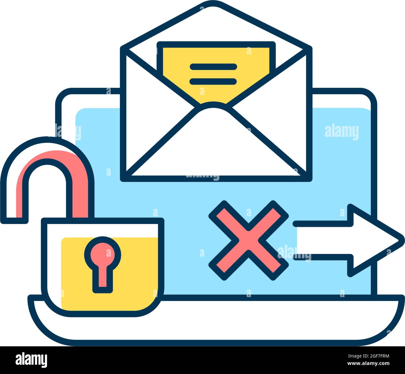 Data protection breach email Stock Vector Images - Alamy