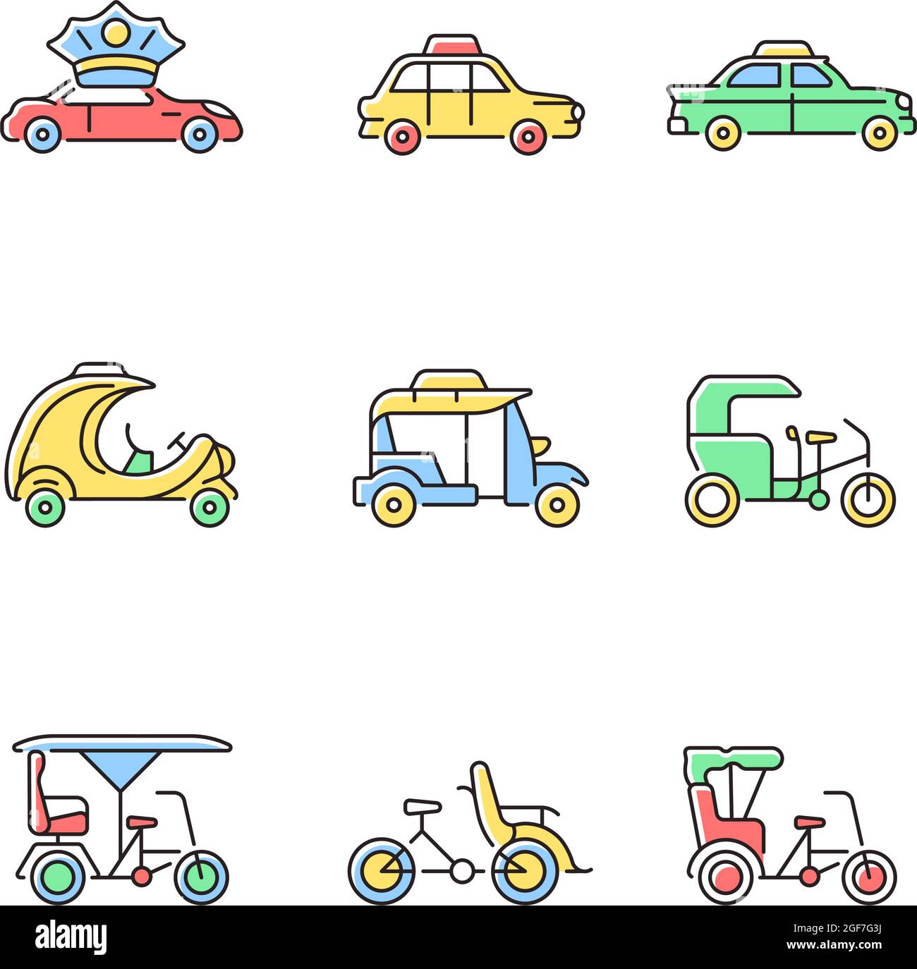Taxicab types RGB color icons set Stock Vector Image & Art - Alamy Taxicab types RGB color icons set Stock Vector Image & Art - Alamy