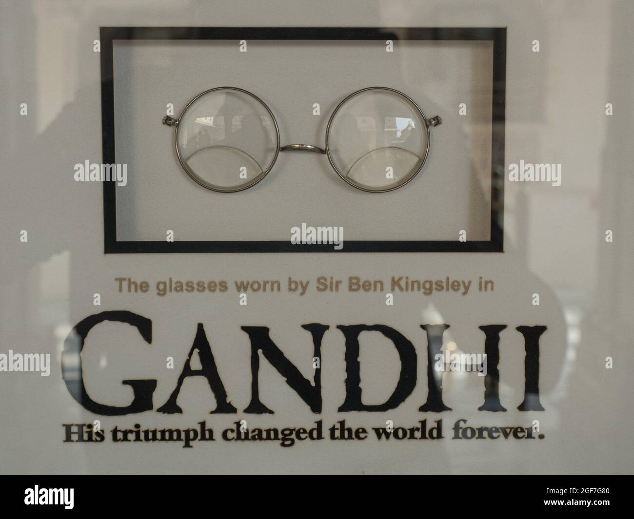 Glasses worn by Ben Kingsley in the film Ghandi, City Palace, Udaipur ...