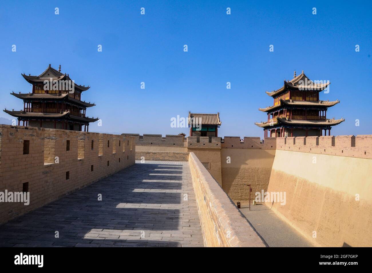 Jiayuguan City in Guansu province China Stock Photo - Alamy