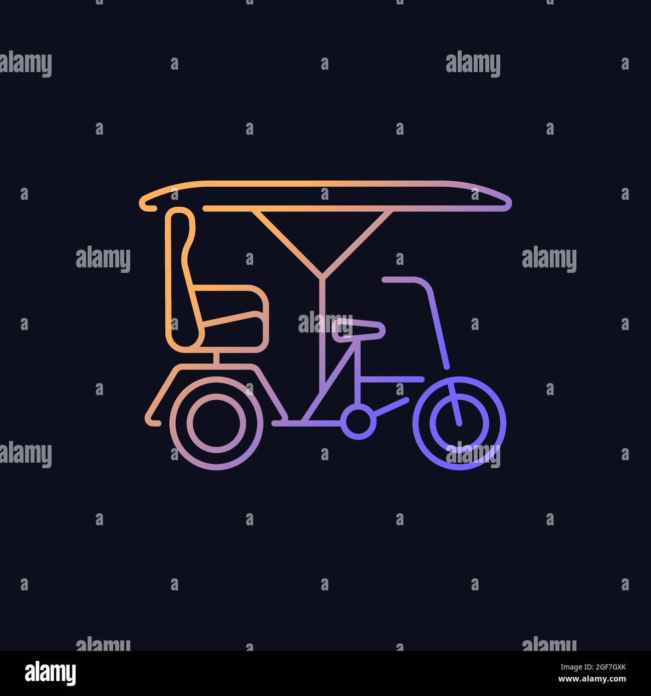 Bicitaxi Stock Vector Images - Alamy