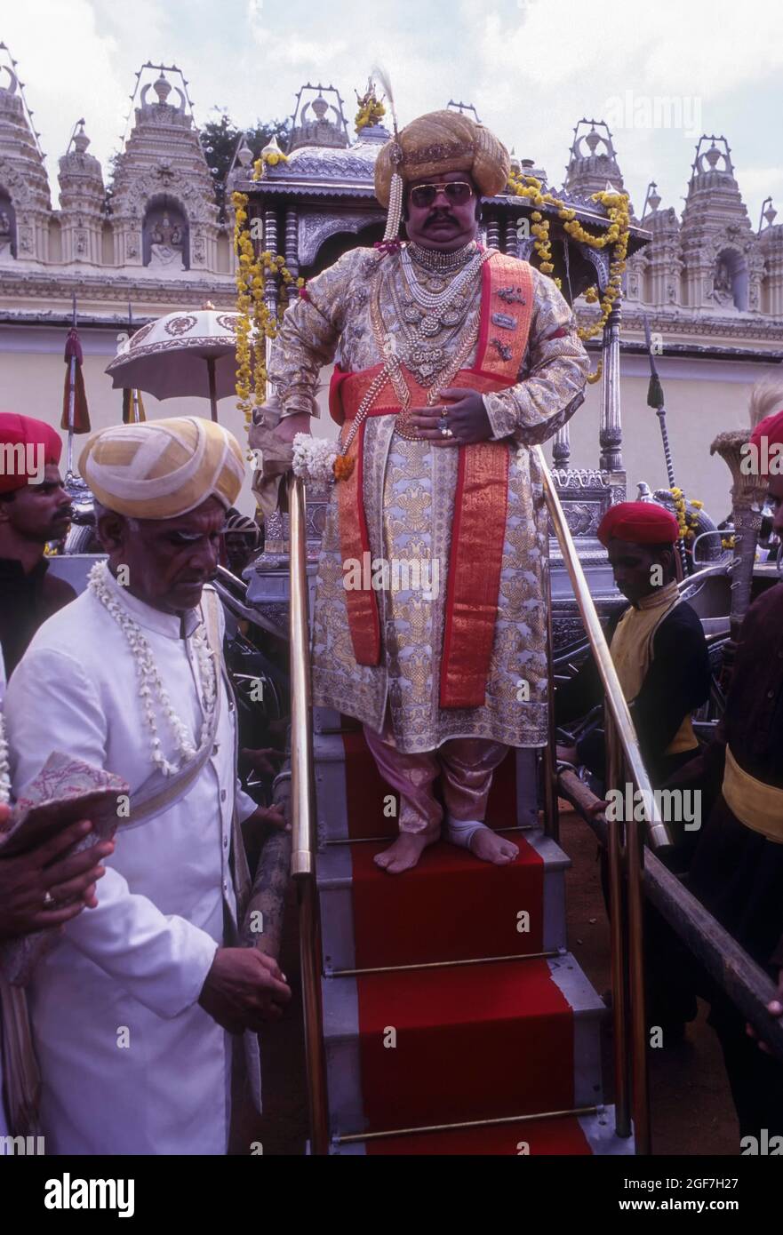 The Maharaja His Highness Srikantadatta Narasimharaja Wadiyar Bahadur ...