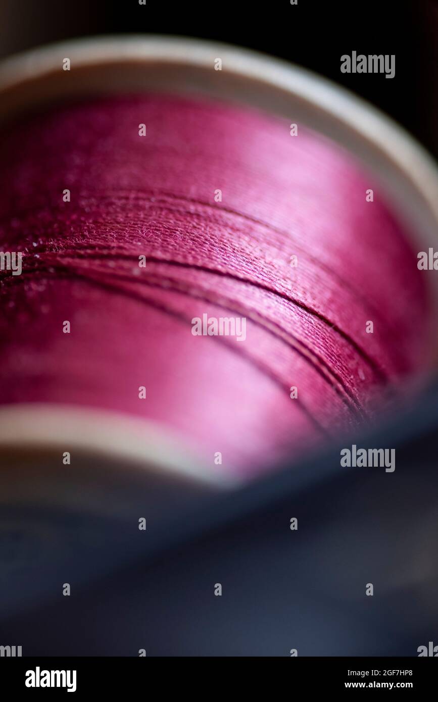 Cotton reels on sewing machine hi-res stock photography and images - Alamy