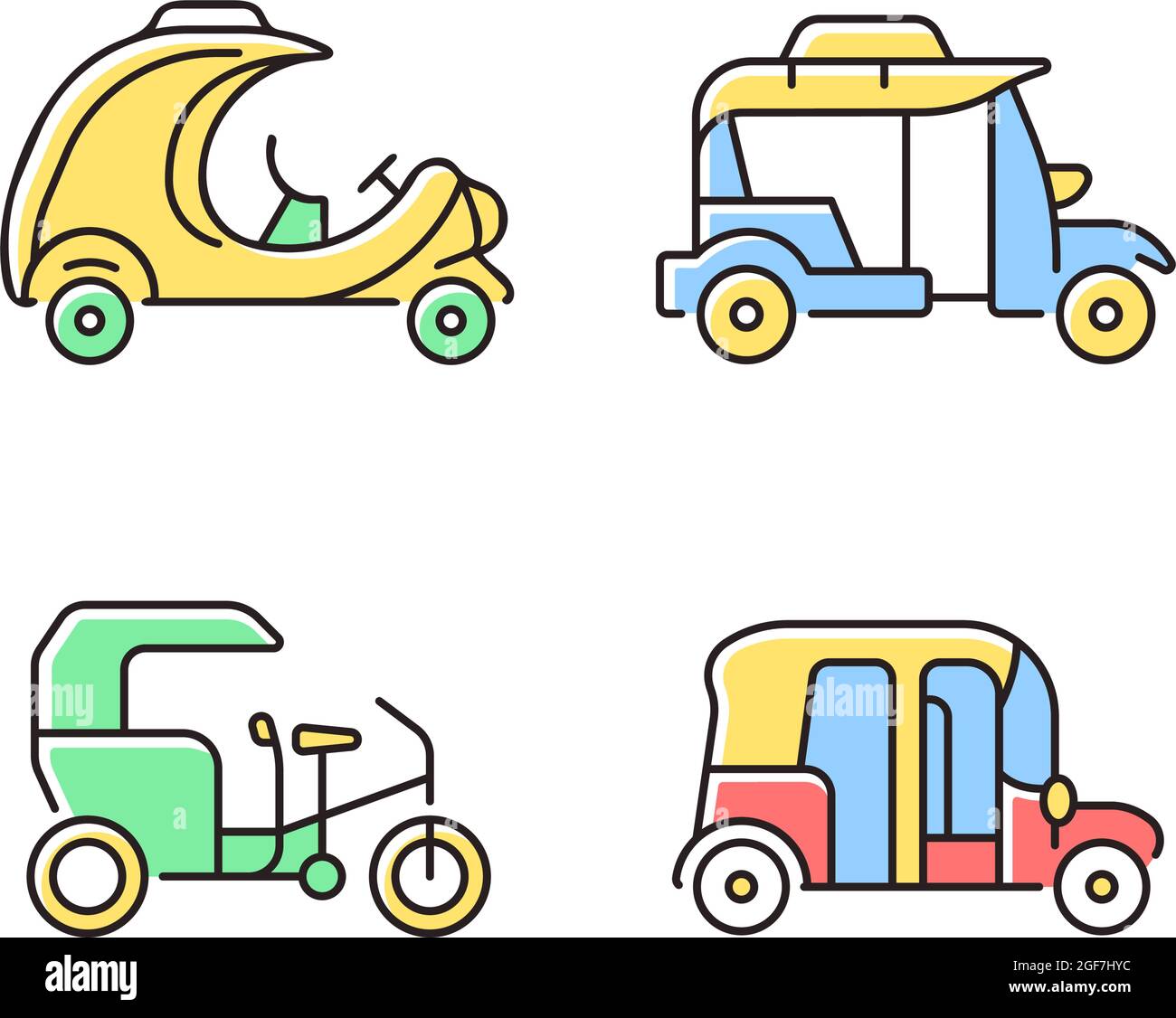 Coco taxi driver Stock Vector Images - Alamy