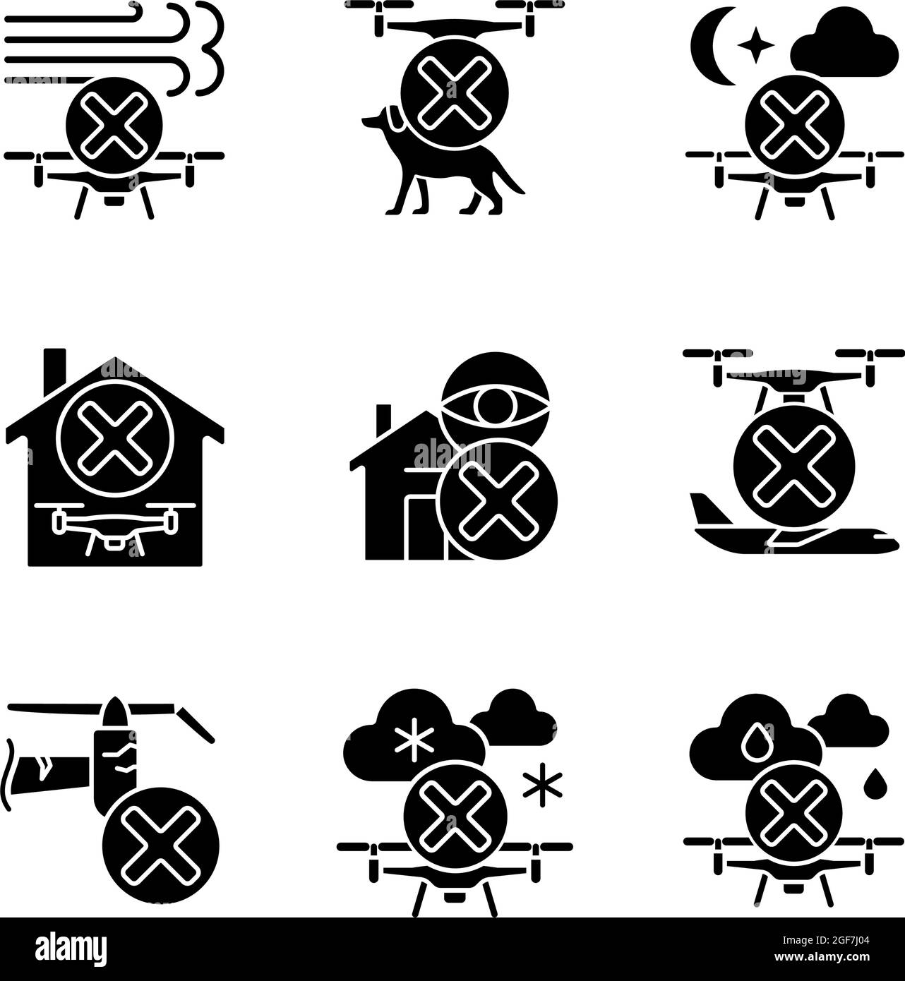 Aerial restrictions Stock Vector Images - Alamy