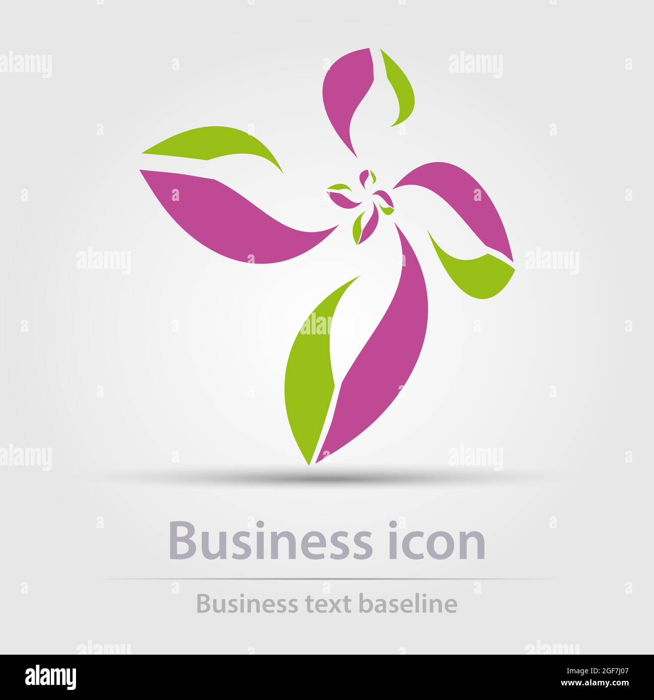 Originally designed color abstract vector business icon for creative ...