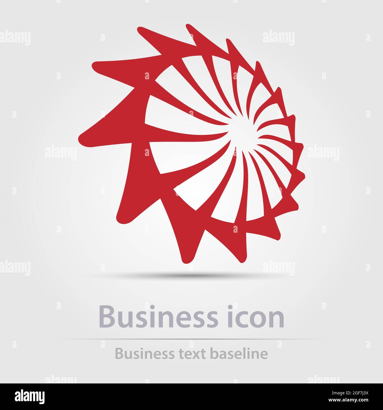 Originally designed color abstract vector business icon for creative ...