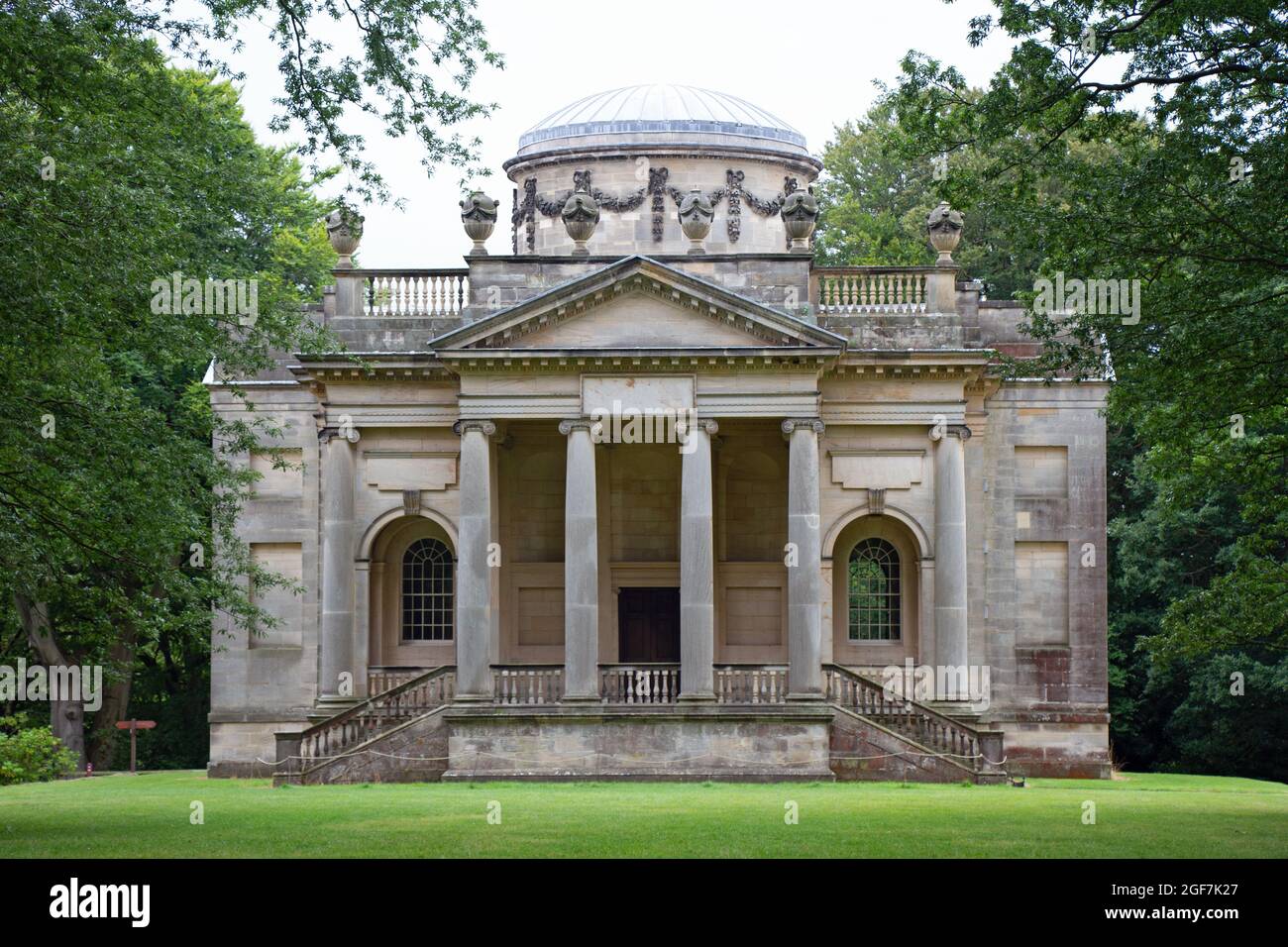 Gibside landscapes, Derwent Valley in North East England Stock Photo ...