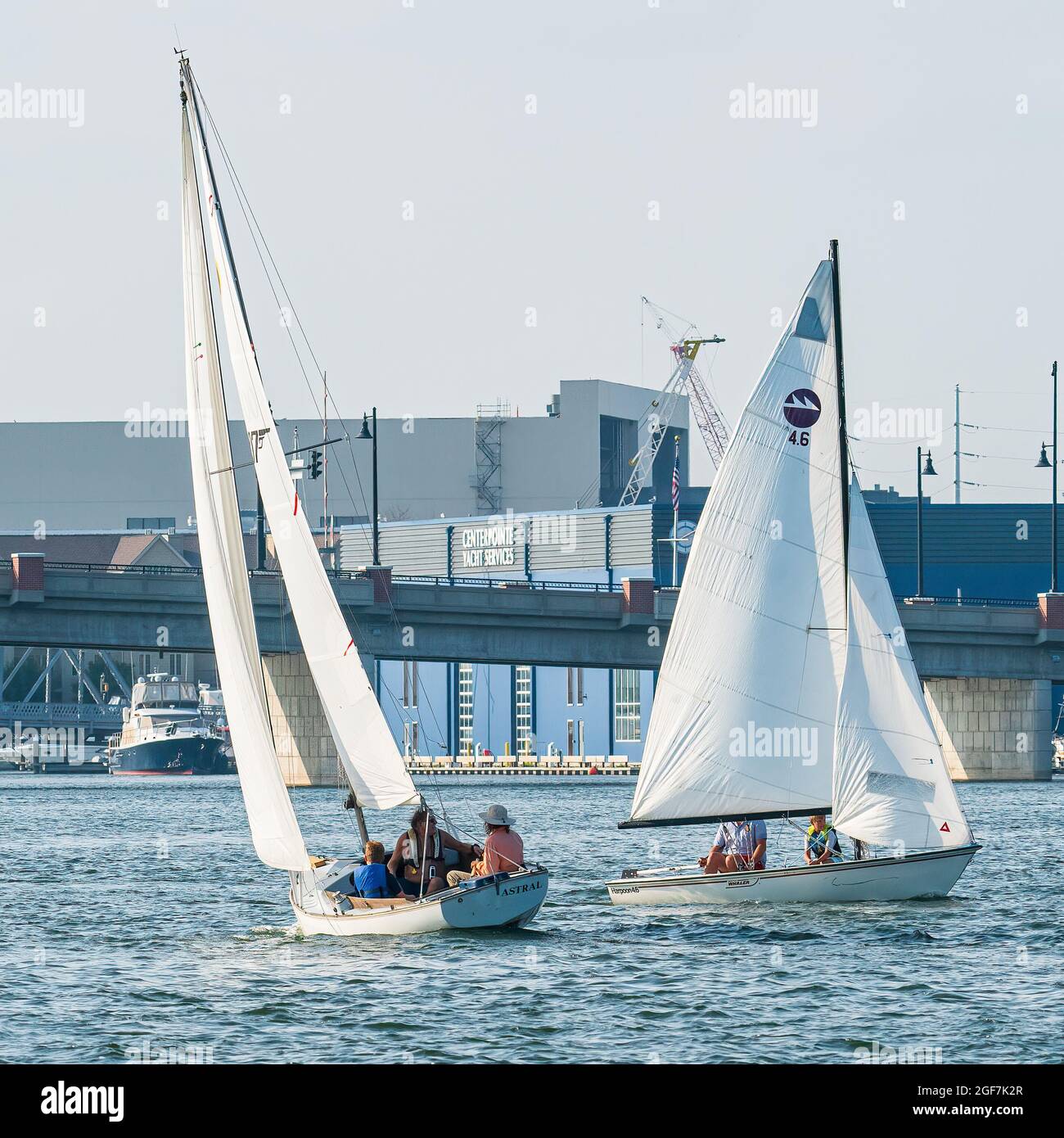The Sturgeon Bay Yacht club holds sailboat races every Thursday night ...