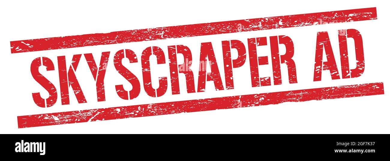 Skyscraper ad word hi-res stock photography and images - Alamy