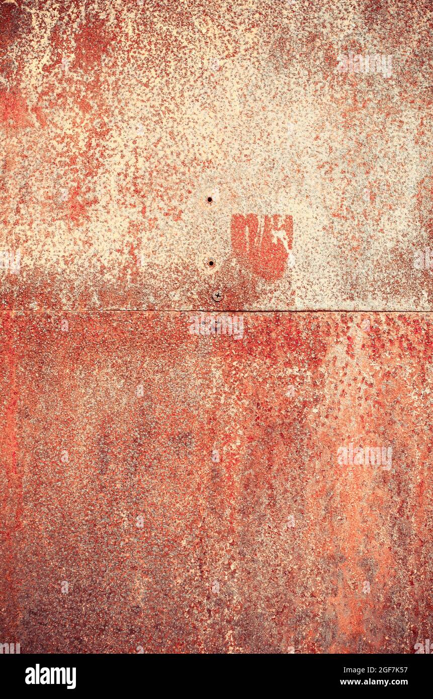 Rust metal texture background. Vertical crop. Close-up Stock Photo - Alamy