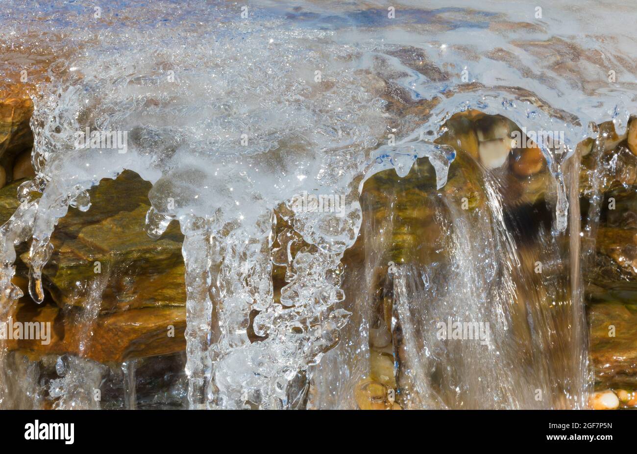 Underwater Ice Cyclone