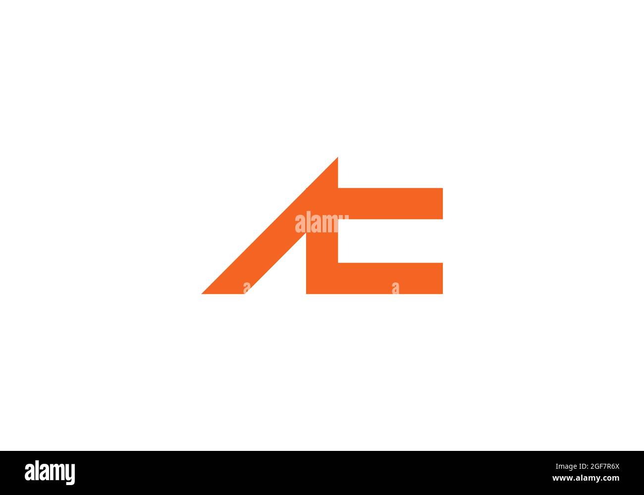 Letter vector logo monogram hi-res stock photography and images - Alamy