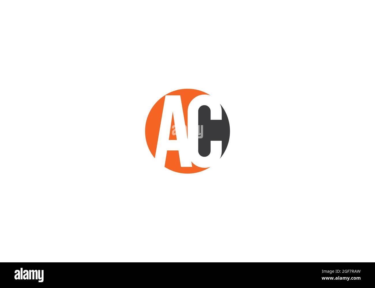AC logo letter design vector image Stock Photo - Alamy