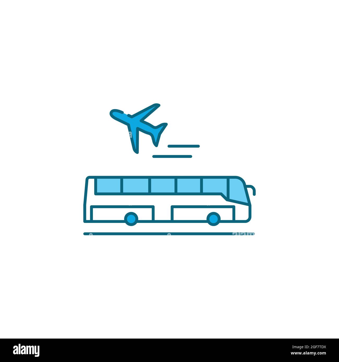 Scheduled bus departure Stock Vector Images - Alamy