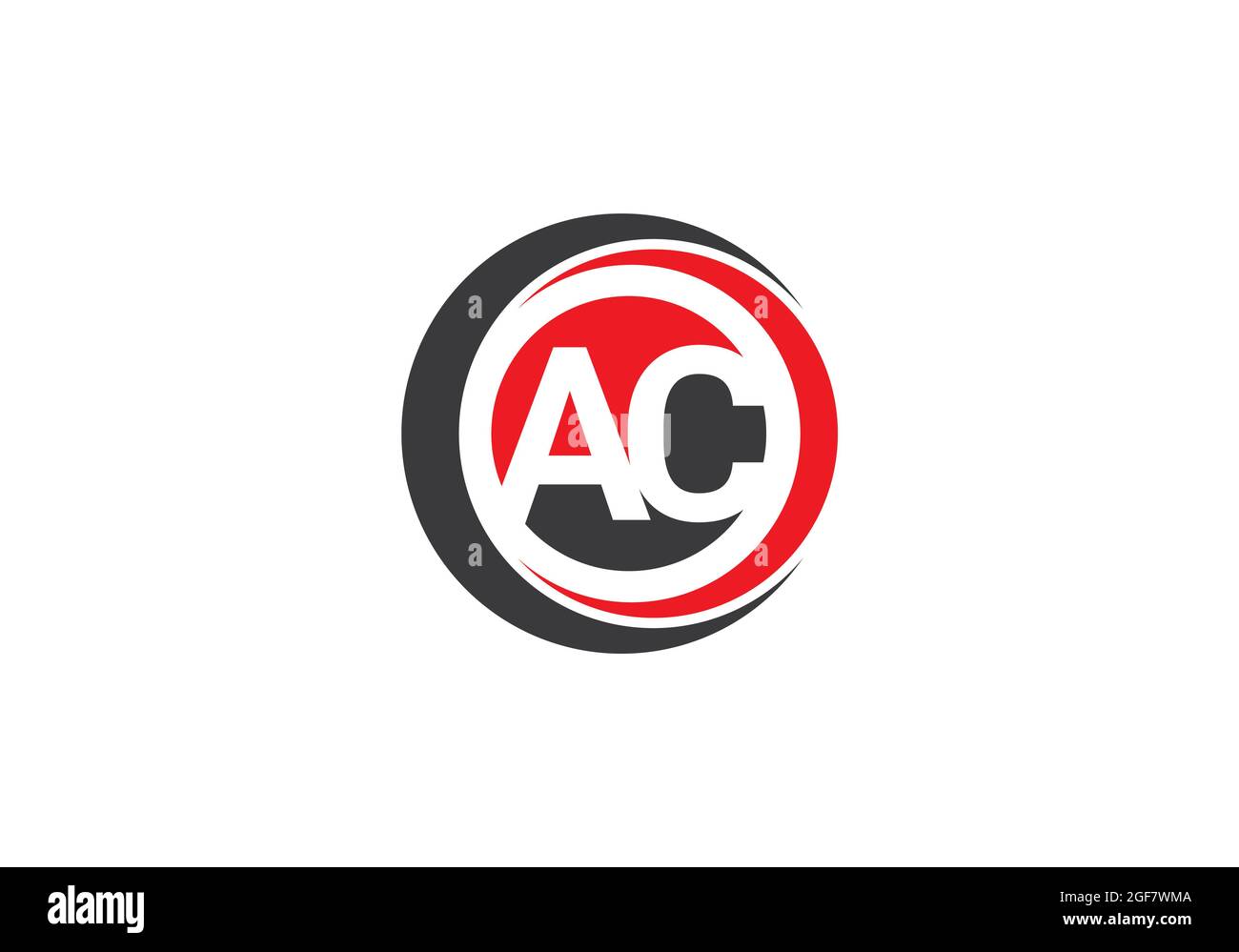 AC logo letter design vector image Stock Photo - Alamy