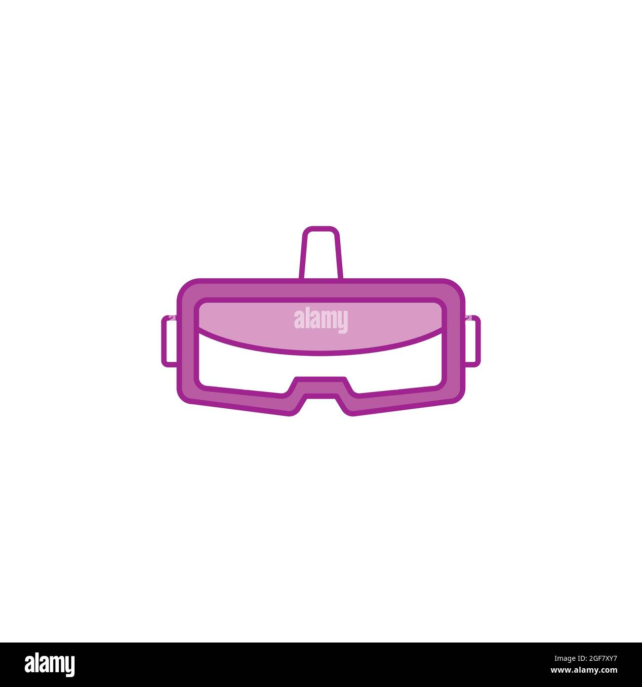 Vr goggles technology pictogram hi-res stock photography and images - Alamy