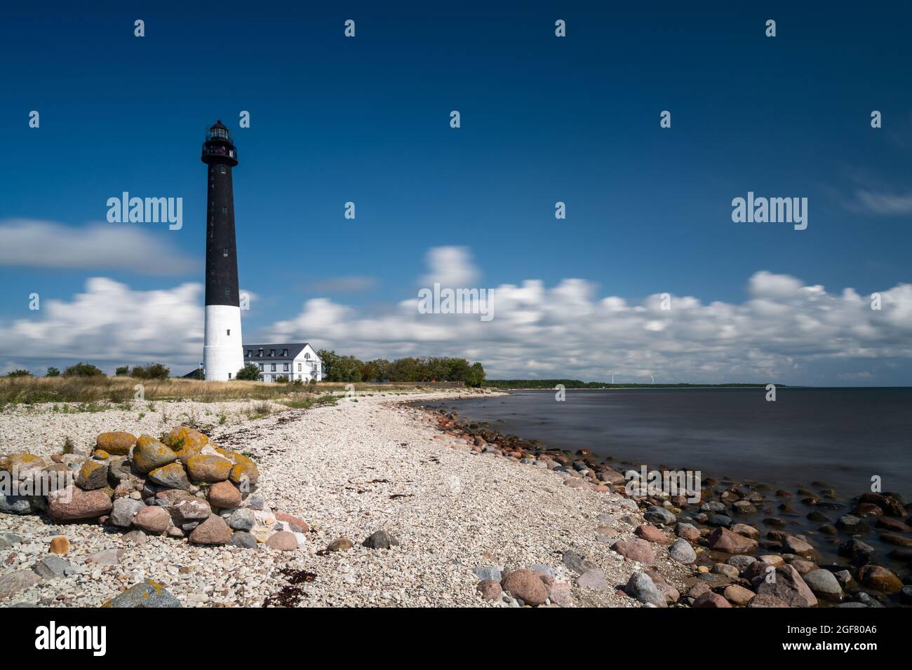 Saare, Estonia - 14 August, 2021: the Sorve lighthouse on Saaremaa ...