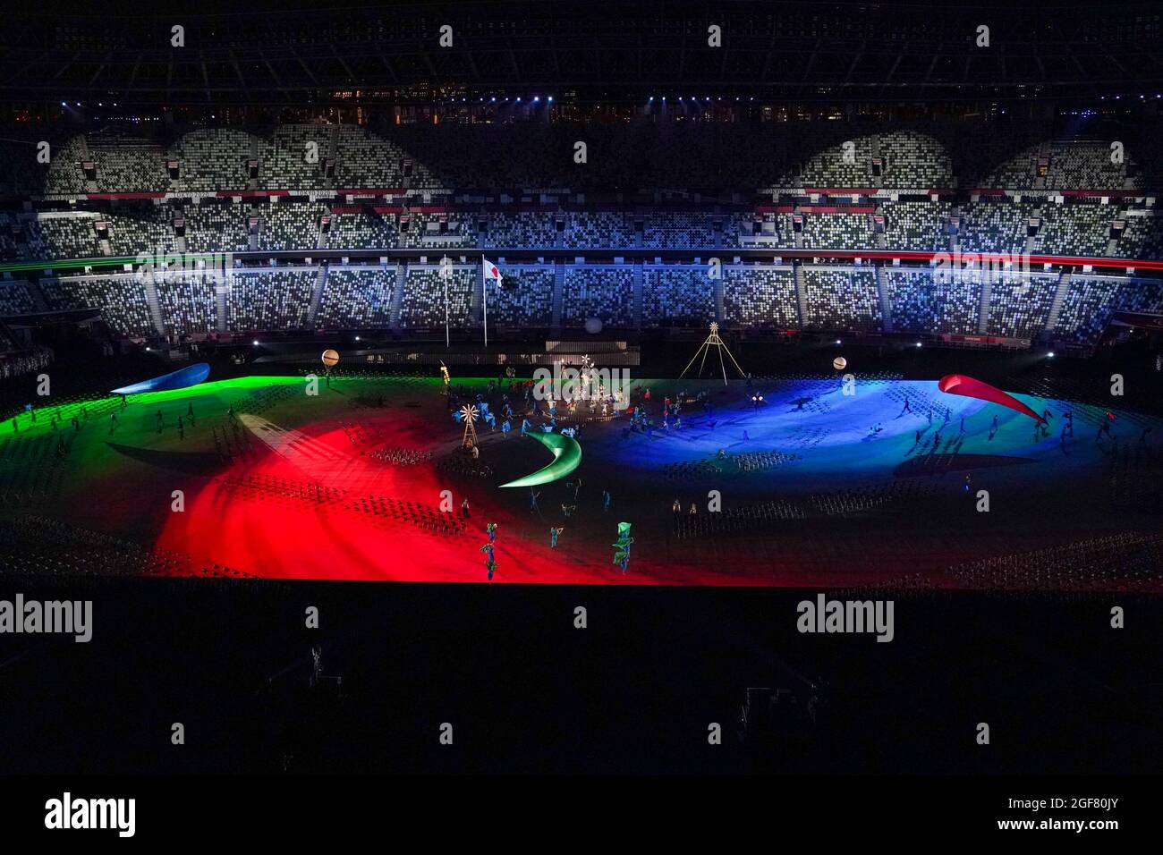 TOKYO, JAPAN - AUGUST 24: General overview during the Opening Ceremony ...