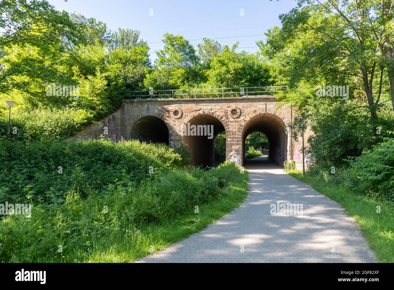 Walking path along the emscher hi-res stock photography and images - Alamy