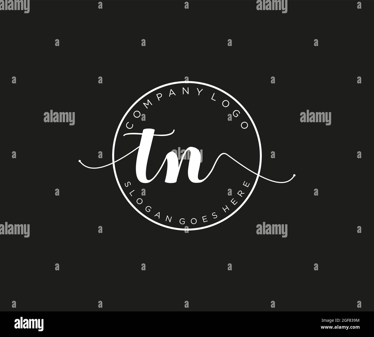TN Feminine logo beauty monogram and elegant logo design, handwriting ... TN Feminine logo beauty monogram and elegant logo design, handwriting ...