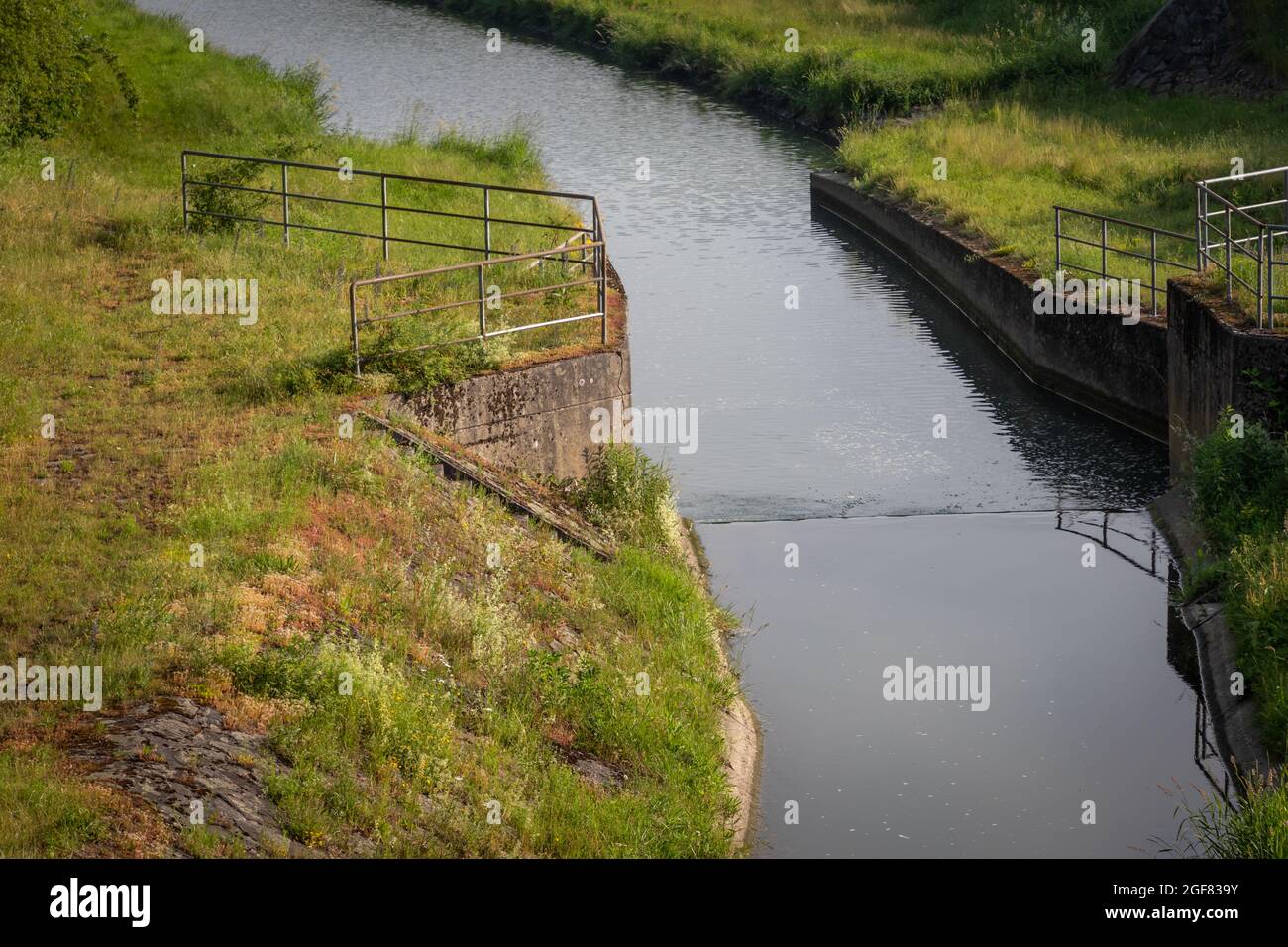 Renaturalized Emscher river in Dortmund, Germany Stock Photo - Alamy