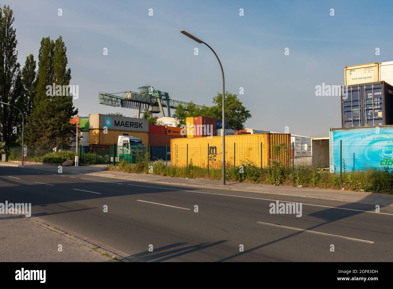Dortmund harbor container terminal hi-res stock photography and images ...