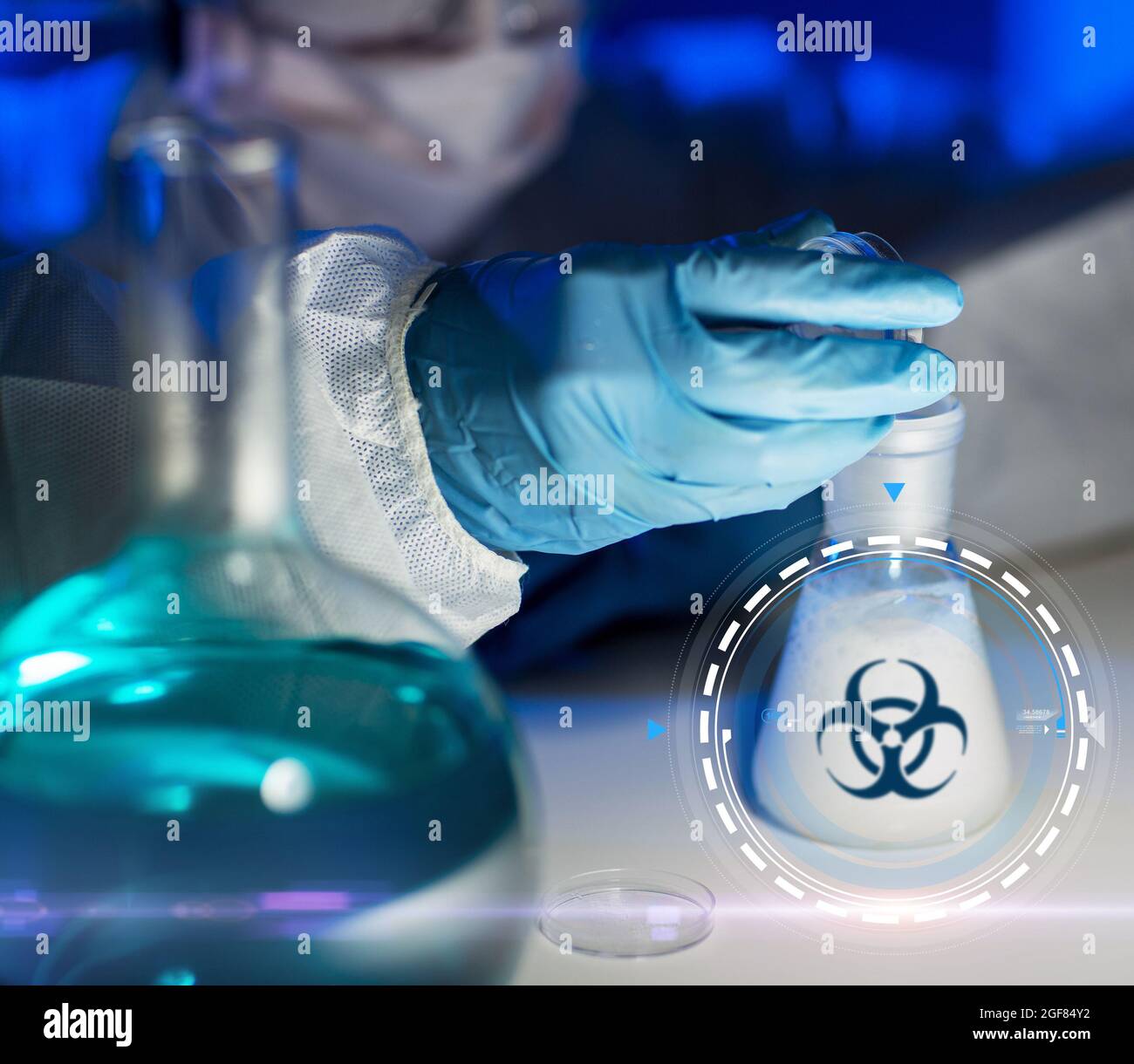 close up of scientist making test in lab Stock Photo - Alamy