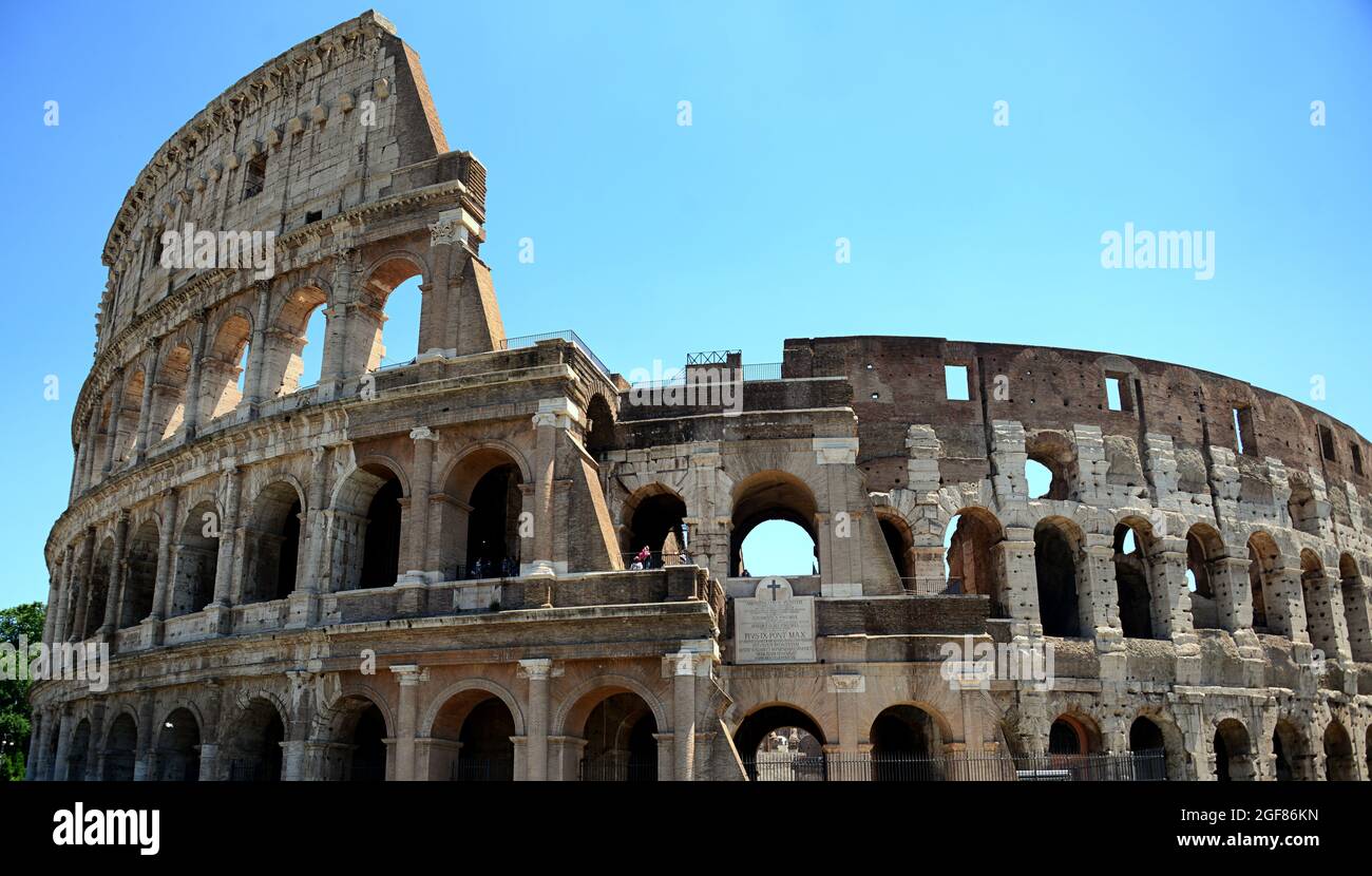 The Colosseum, originally known as Amphitheatrum Flavium or simply as ...
