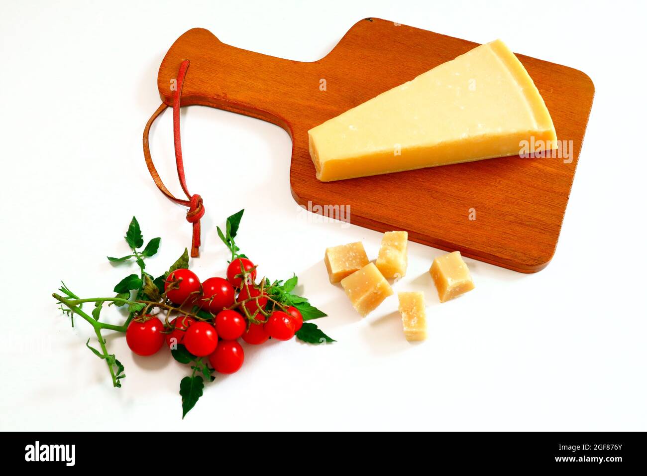 Italian Parmesan Cheese produced in northern Italy in the Po River ...