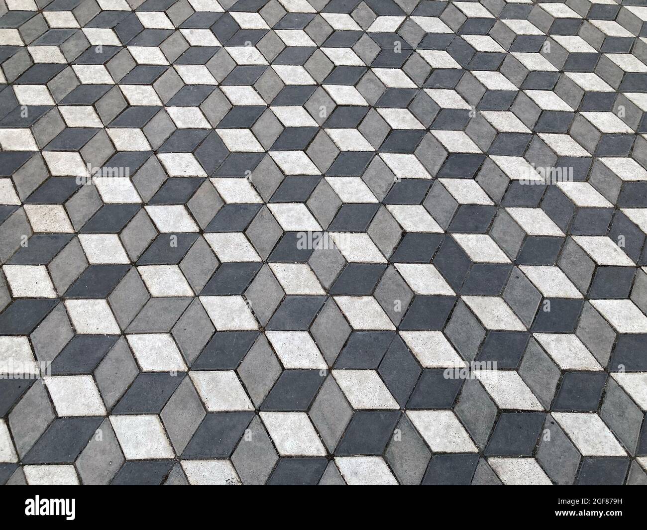 background 3d paving slabs of gray color Stock Photo - Alamy