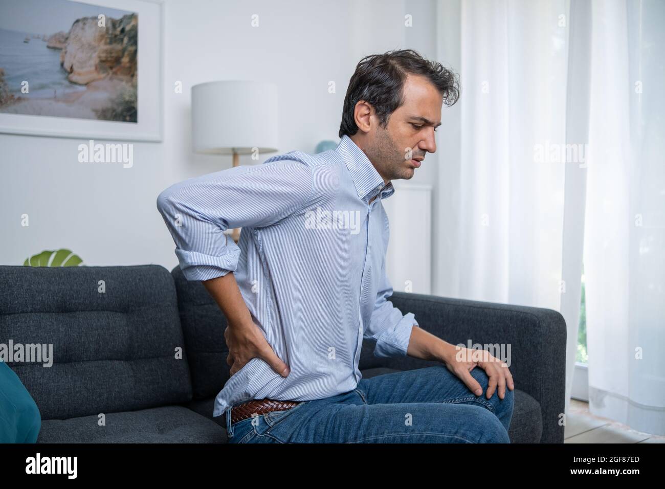 Backache sofa hi-res stock photography and images - Alamy