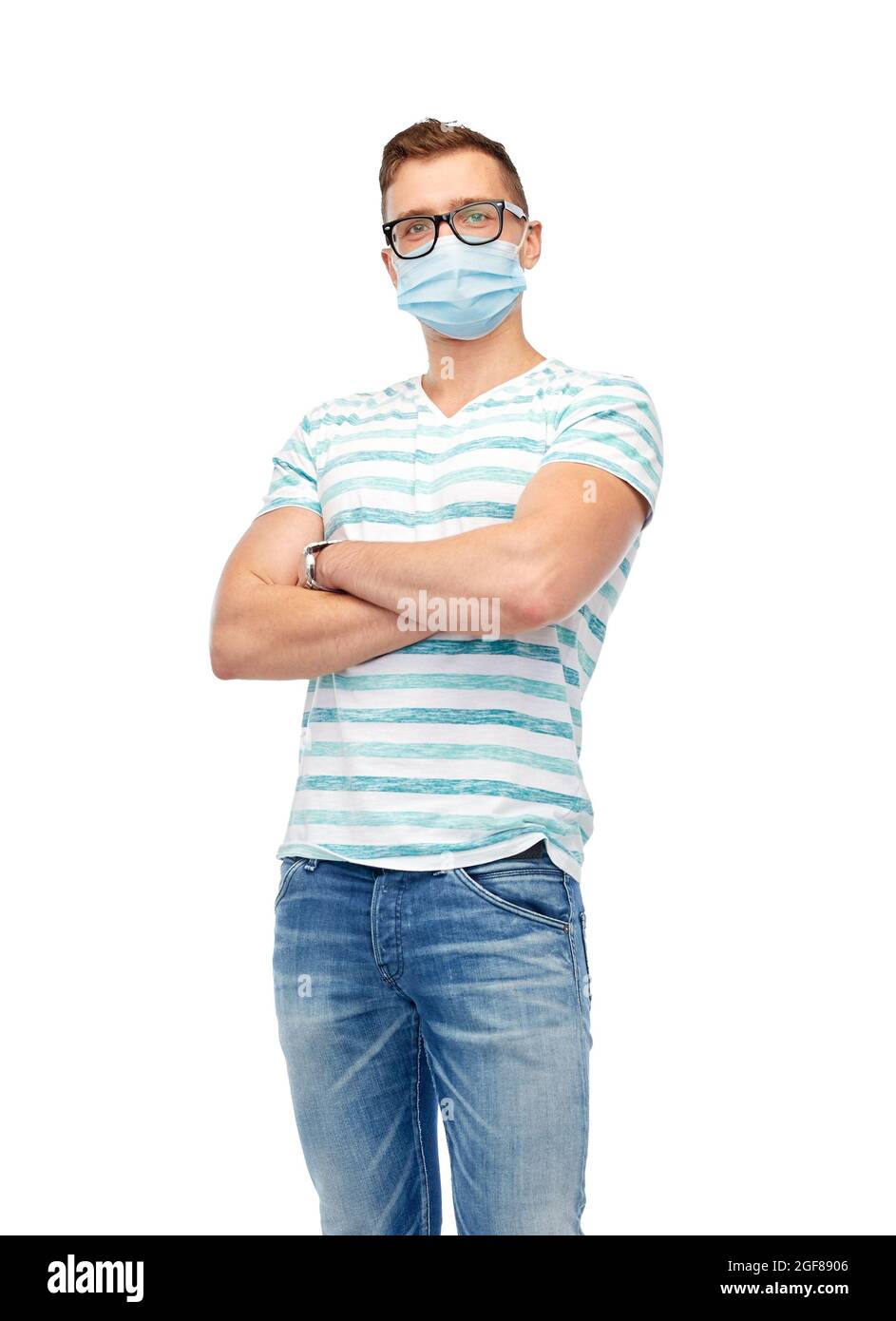 Man and mask Cut Out Stock Images & Pictures - Alamy