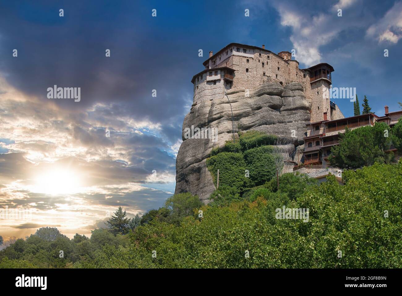 Saint nicholas anapausas monastery hi-res stock photography and images ...