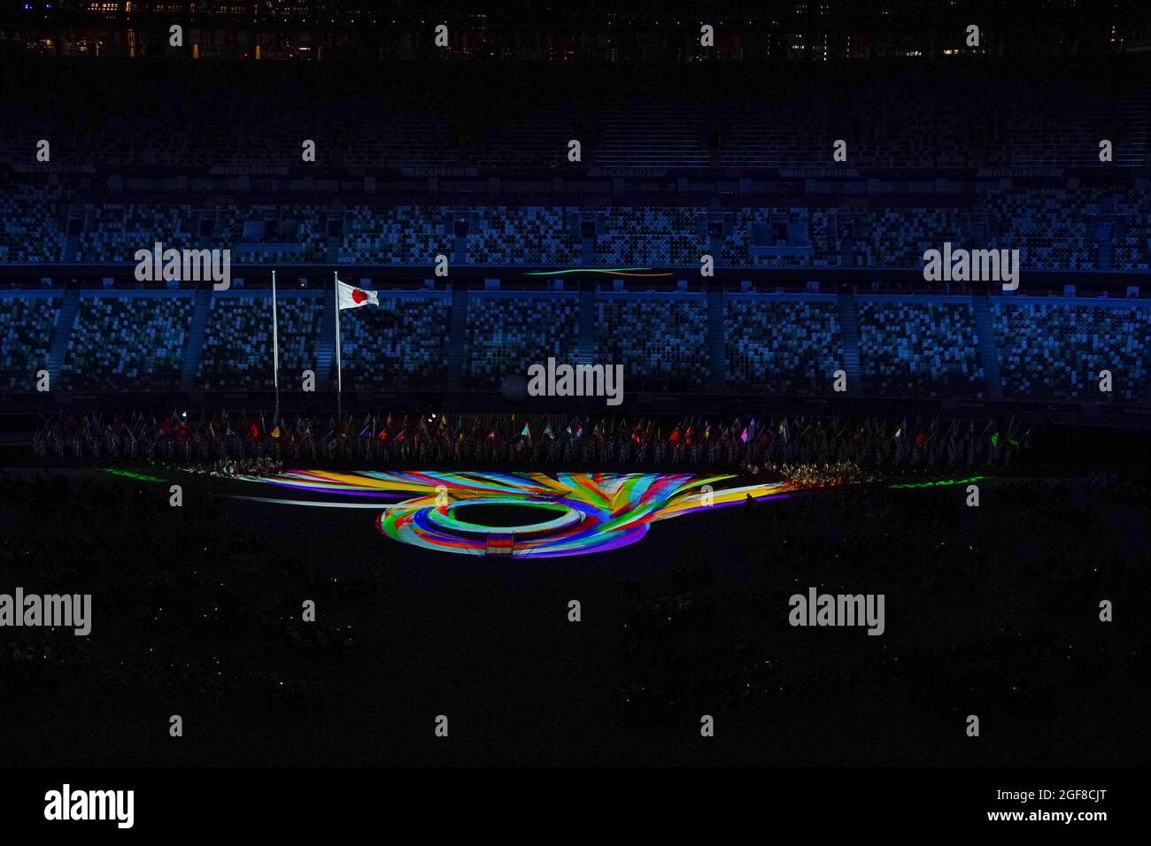 TOKYO, JAPAN - AUGUST 24: General overview during the Opening Ceremony ...