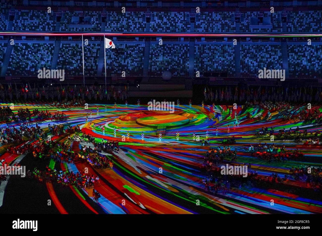 TOKYO, JAPAN - AUGUST 24: General overview during the Opening Ceremony ...