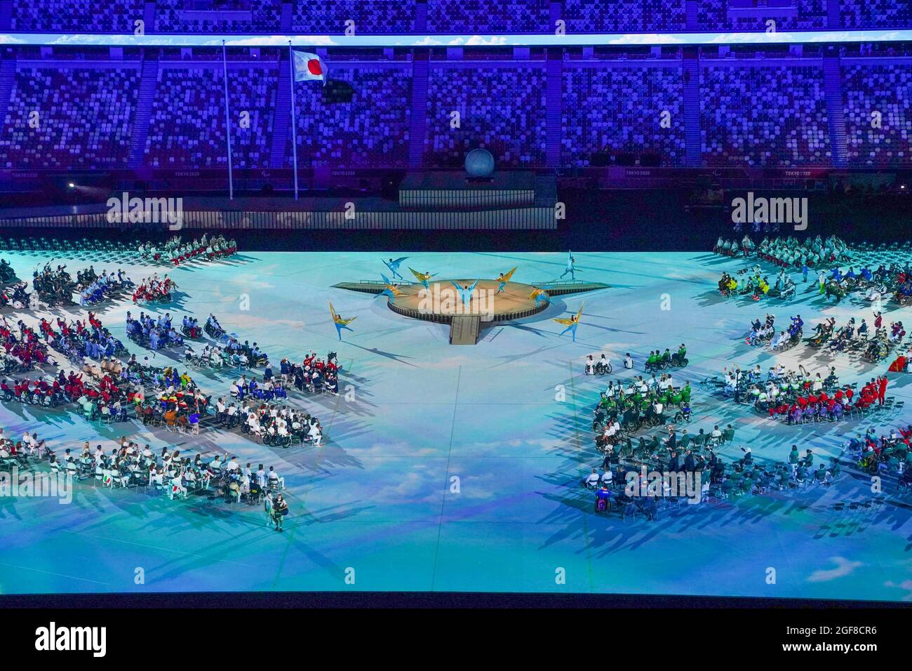 TOKYO, JAPAN - AUGUST 24: General overview during the Opening Ceremony ...